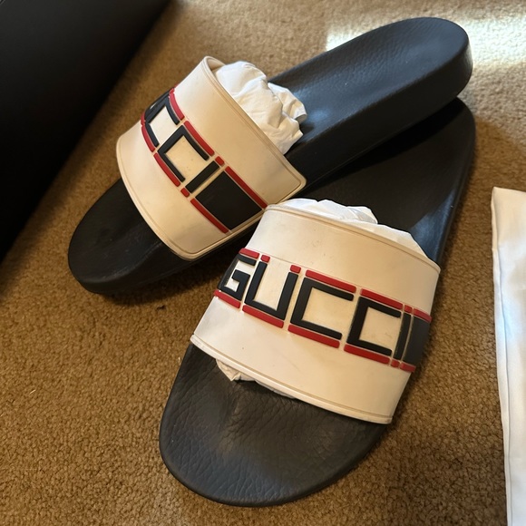 Gucci | Shoes | Authentic Gucci Slides | Poshmark